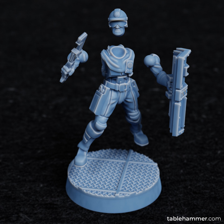 3D Printable Combineers Melee - human engineers melee (Accell Union) by ...