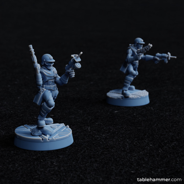 3D Printable Combineers Ranged - human engineers ranged (Accell Union ...