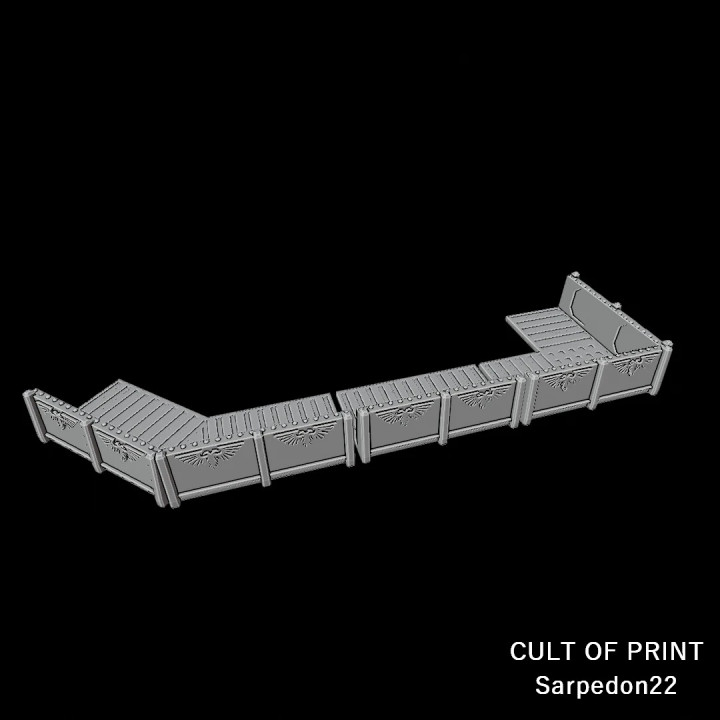 3D Printable BARRICADES FOR TROOPERS by Sarpedon
