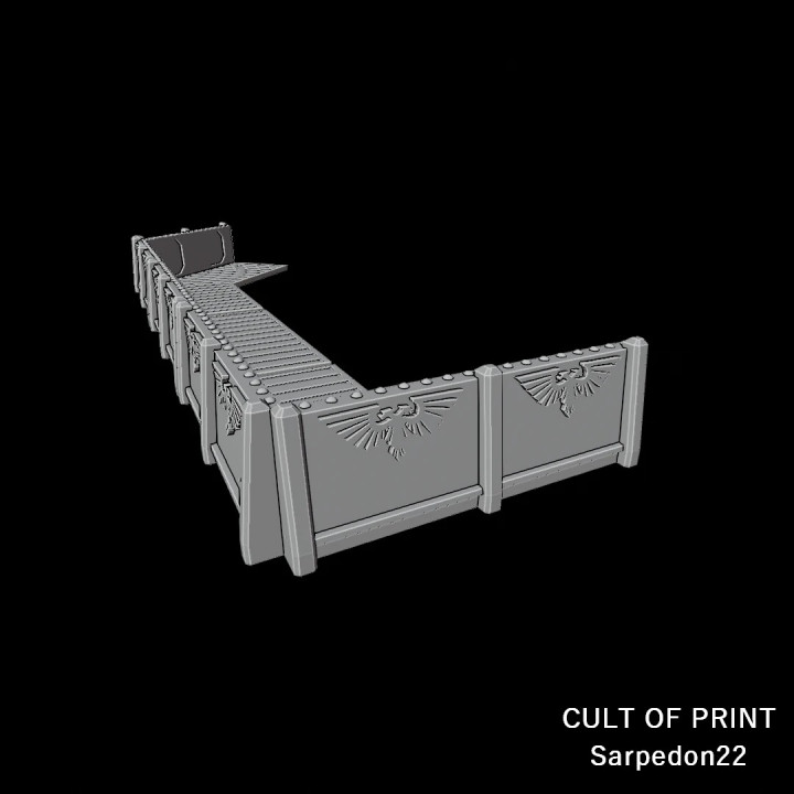 3D Printable BARRICADES FOR TROOPERS by Sarpedon