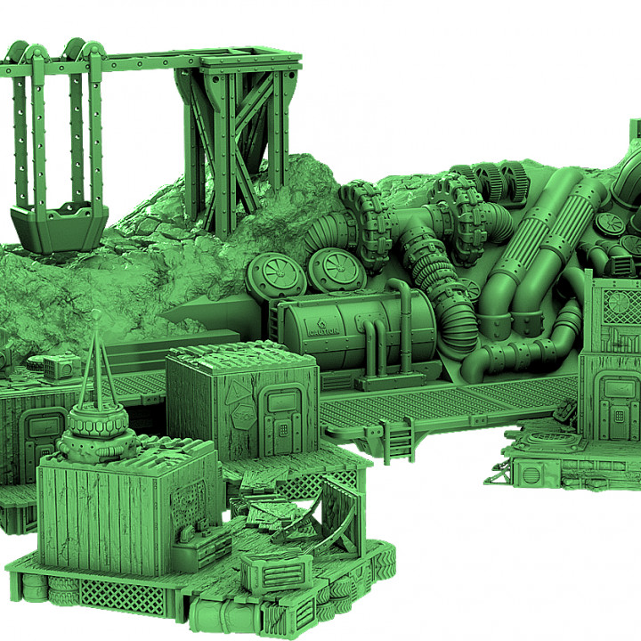 3D Printable Chained Infected Mutant by LOOTgames