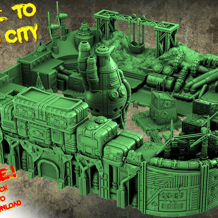 3D Printable Chained Infected Mutant by LOOTgames