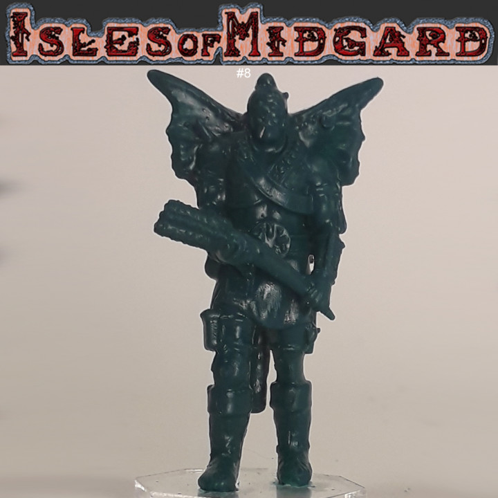 3D Printable IoM Heroes - Kalmo by Oak Entertainment