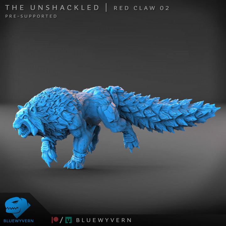 3D Printable The Unshackled - Red Claw Cavalry by BlueWyvern