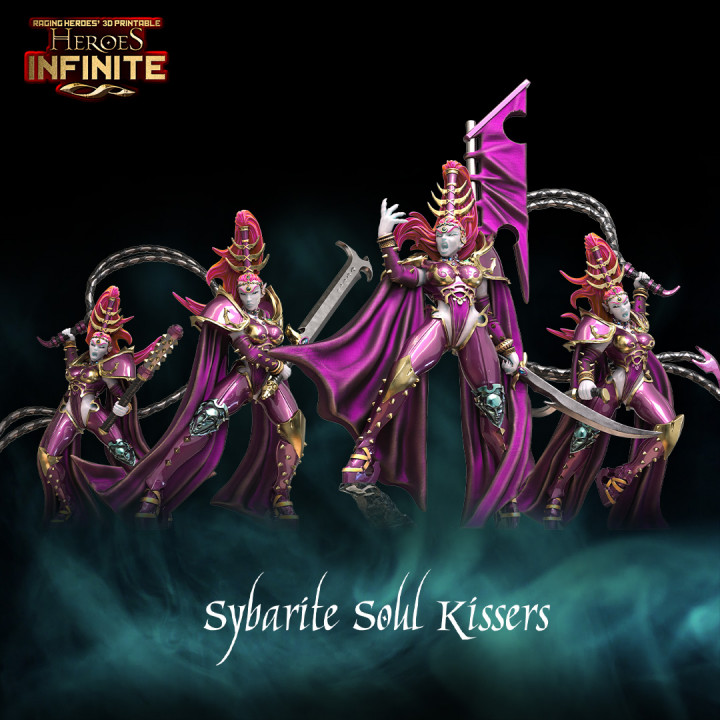 3D Printable Sybarite Soul Kissers by Heroes Infinite