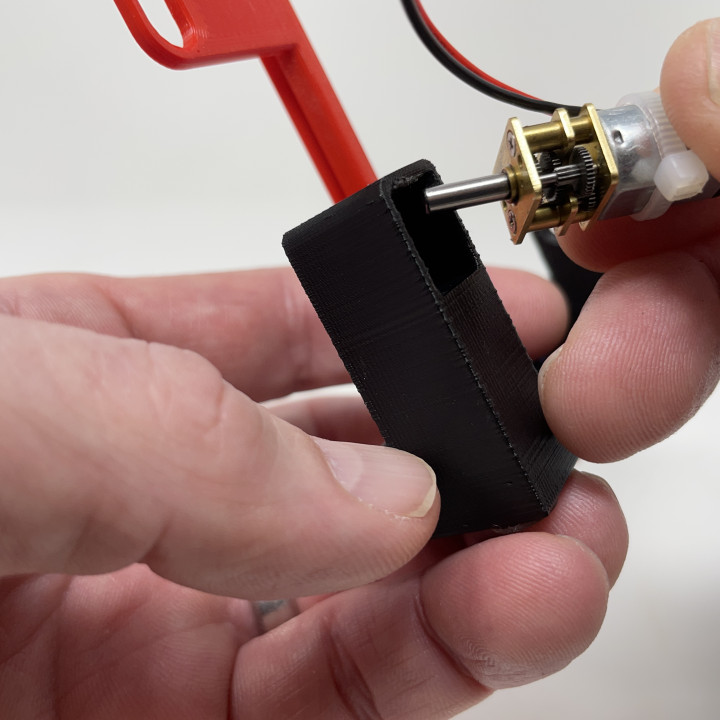 3D Printable Marblevator, Paddle Lift. by Greg Zumwalt