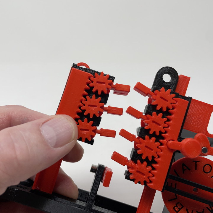 3D Printable Marblevator, Paddle Lift. by Greg Zumwalt