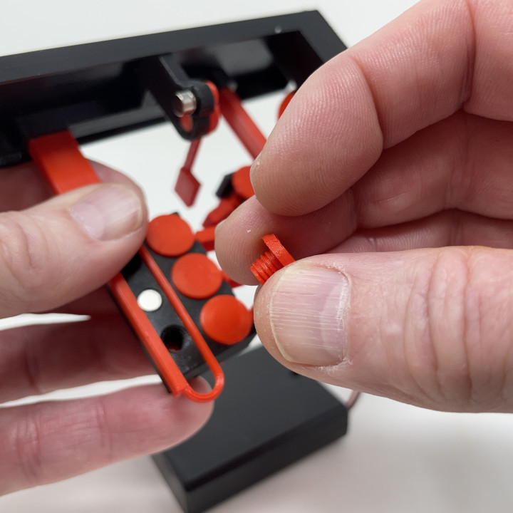 3D Printable Marblevator, Paddle Lift. by Greg Zumwalt