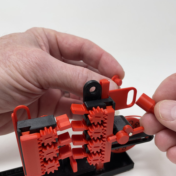 3D Printable Marblevator, Paddle Lift. by Greg Zumwalt