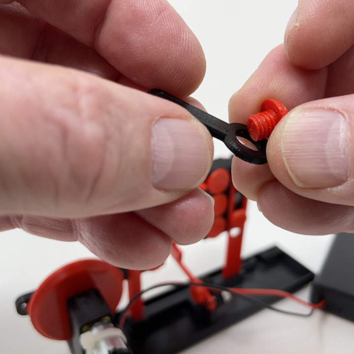 3D Printable Marblevator, Paddle Lift. by Greg Zumwalt