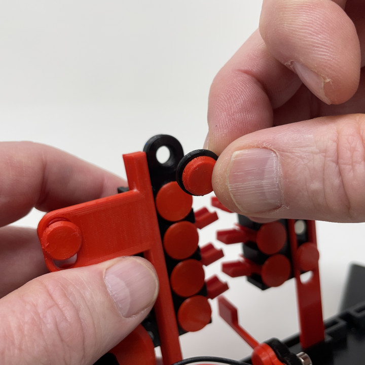 3D Printable Marblevator, Paddle Lift. by Greg Zumwalt