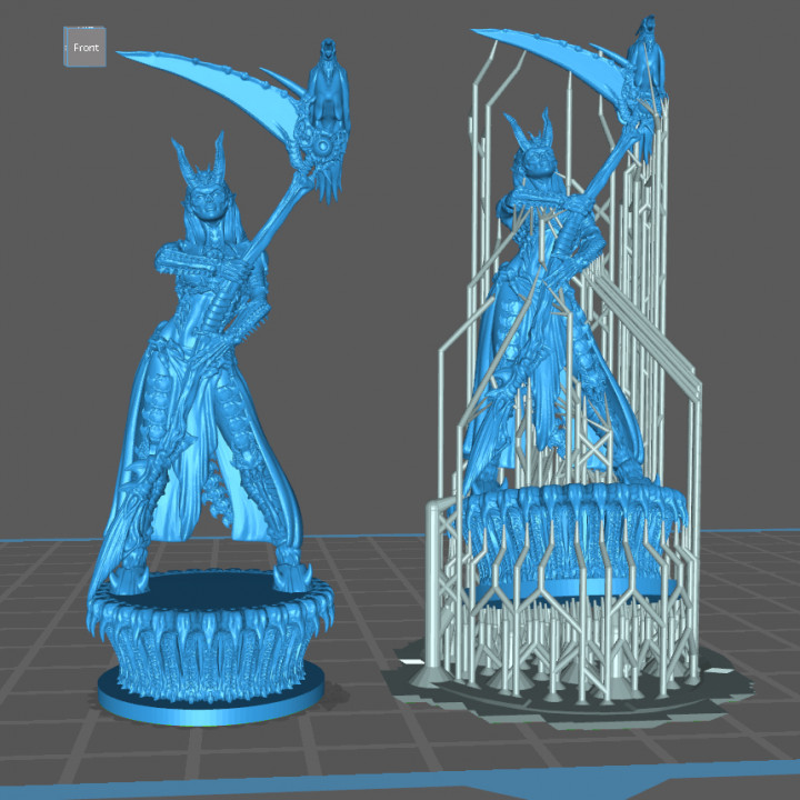 3D Printable Tiefling Necromancer by Temple Vault Productions 3D Printable Tiefling Necromancer by Temple Vault Productions