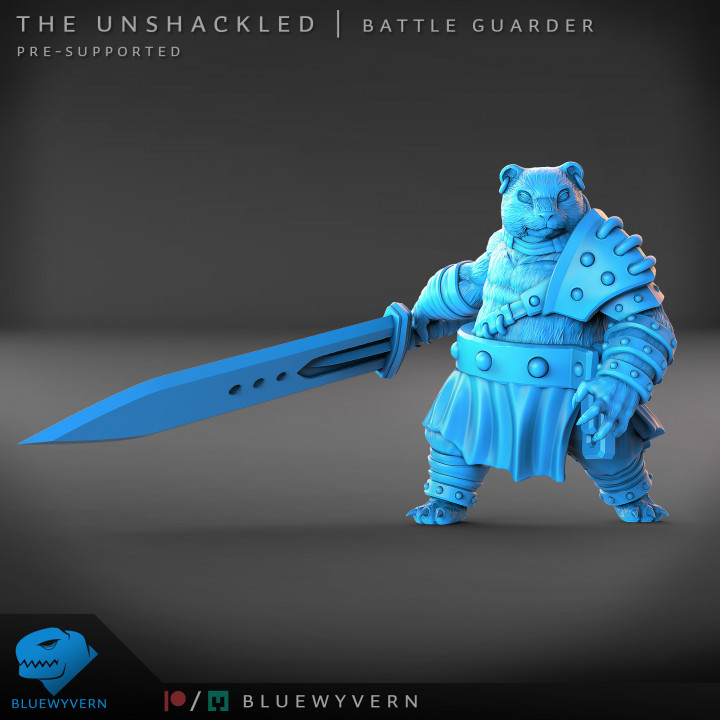 3D Printable The Unshackled - Complete Set A by BlueWyvern