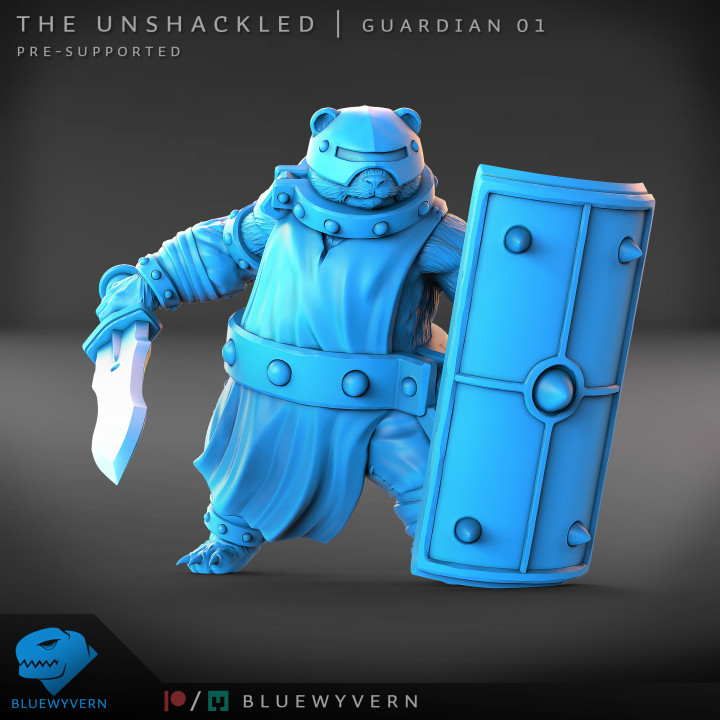3D Printable The Unshackled - Complete Set A by BlueWyvern