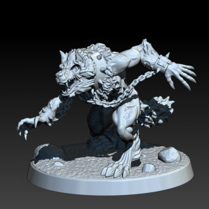 3D Printable Werewolves Zombies by Adamo
