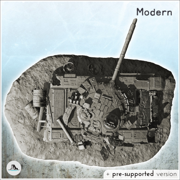 3D Printable Carcass of Soviet Russian T-72 BM tank (5) - Cold Era ...