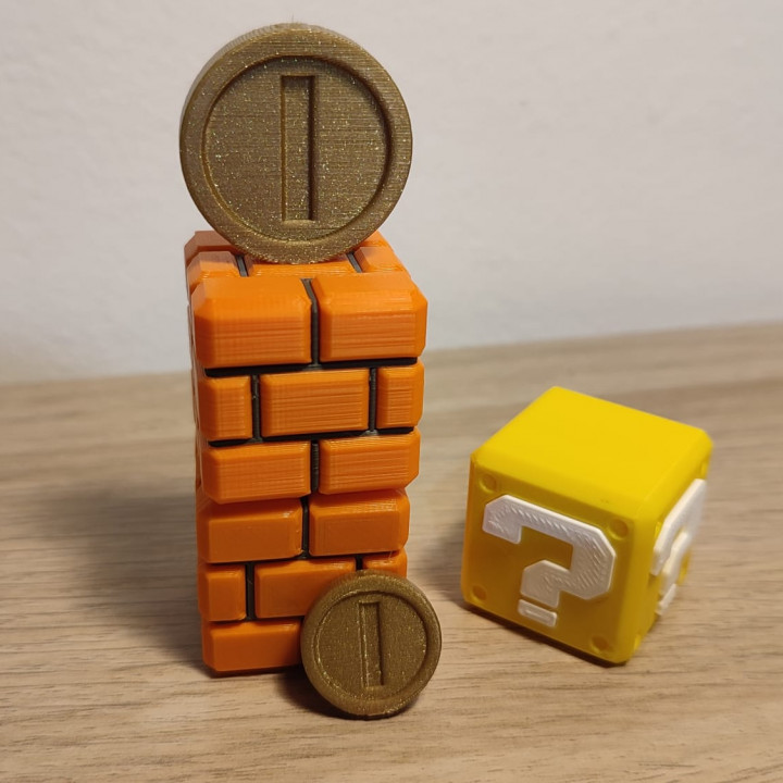 3D Printable Super Mario Coin by Camilo