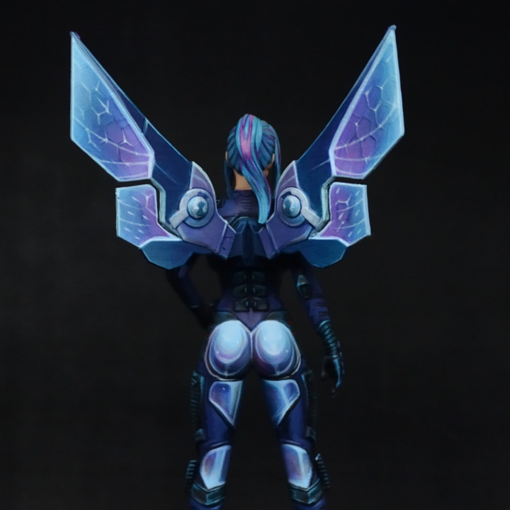 3D Printable Cyber Belles - Trinity pack by Ouroboros Miniatures