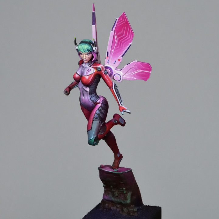 3D Printable Cyber Belles - Trinity pack by Ouroboros Miniatures