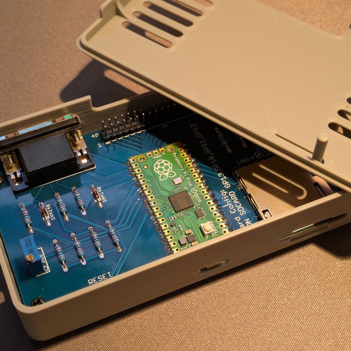 3D Printable PicoMite VGA Shell V2 by Jacob Bullock