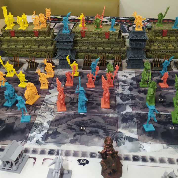 3D Printable Great Wall asset by Dandelion in Middle Earth