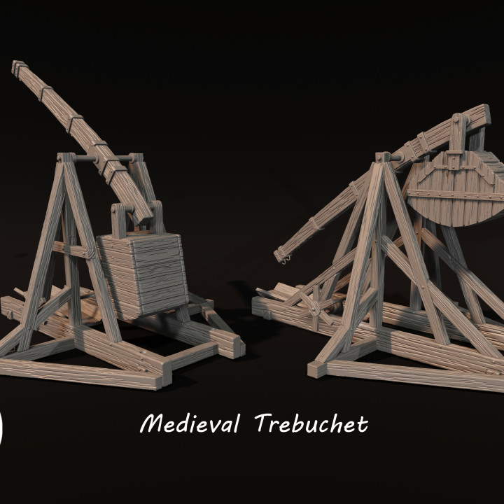 3D Printable Medieval Trebuchet by Medbury Miniatures