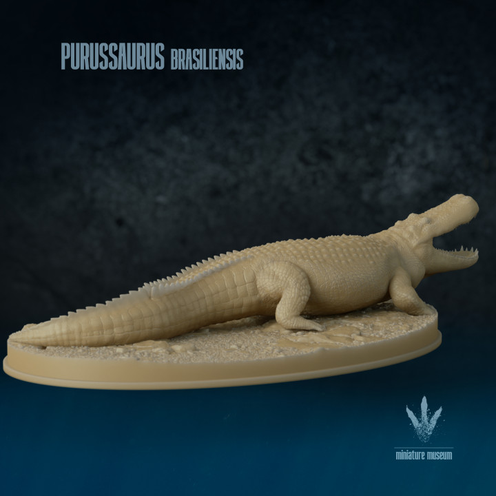 3D Printable Purussaurus brasiliensis : The Giant Crocodile by ...