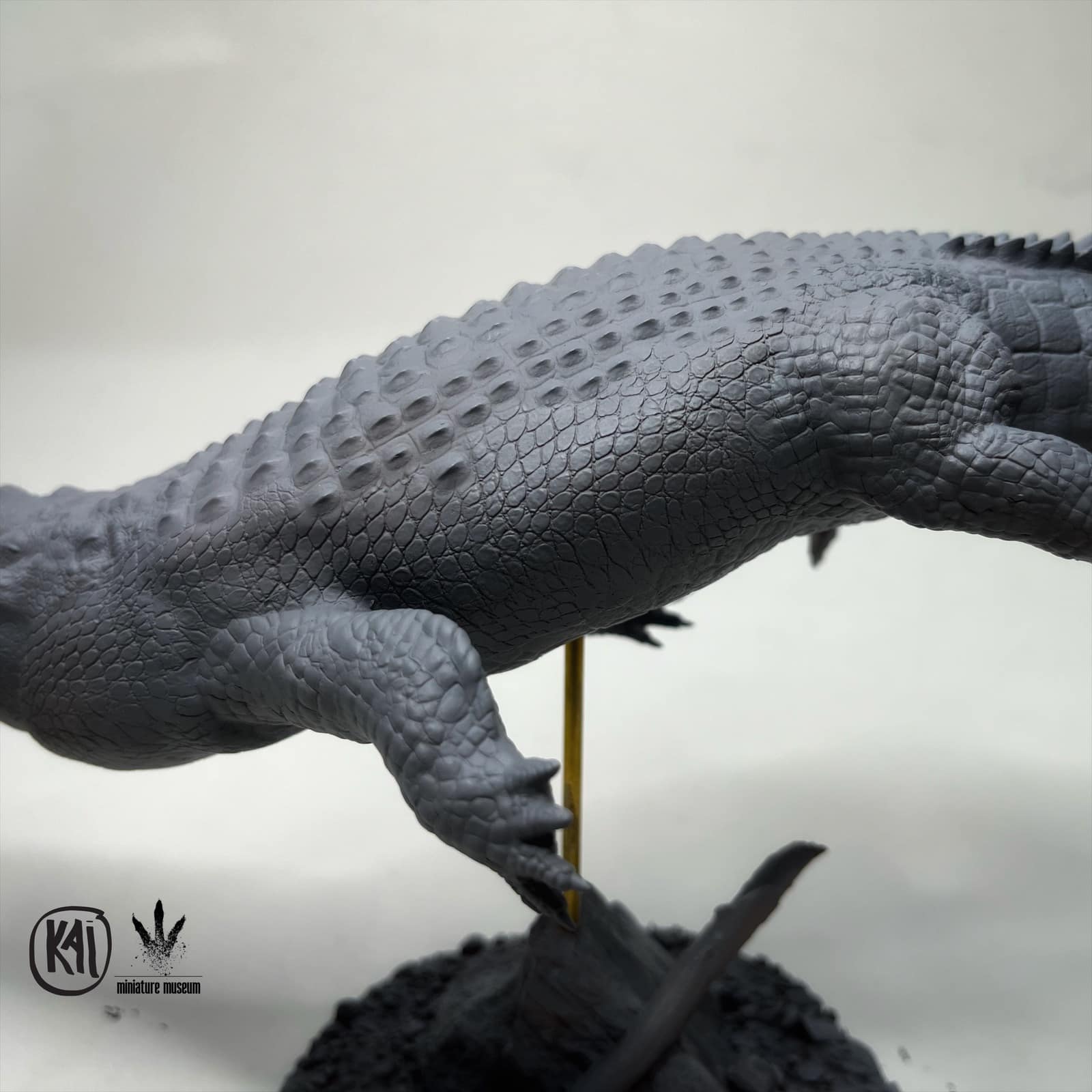 3D Printable Purussaurus brasiliensis : Swimming by Miniature Museum