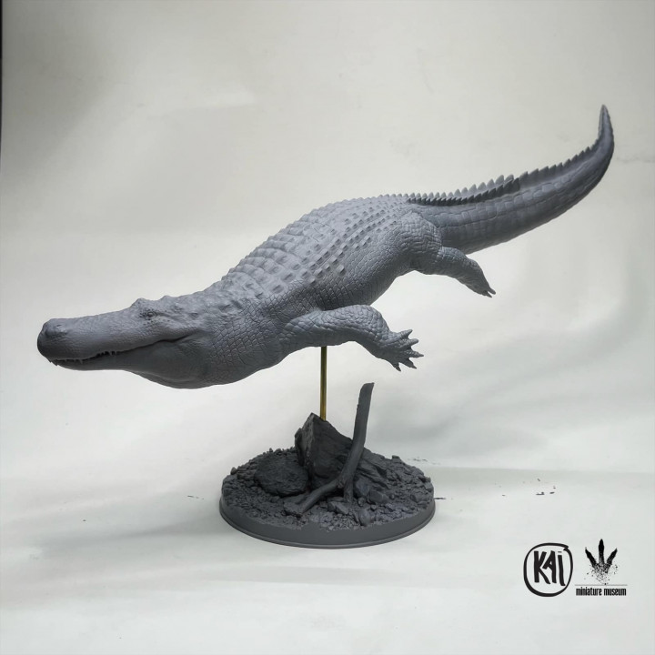 3D Print of Purussaurus brasiliensis : Swimming by KAI STUDIO
