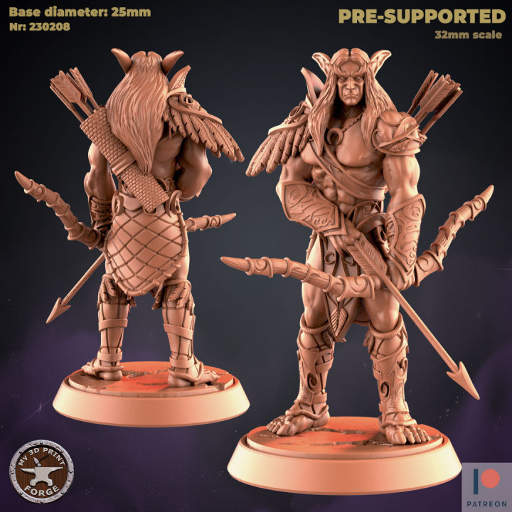 3D Printable Night Elf Hunter by My3DPrintForge