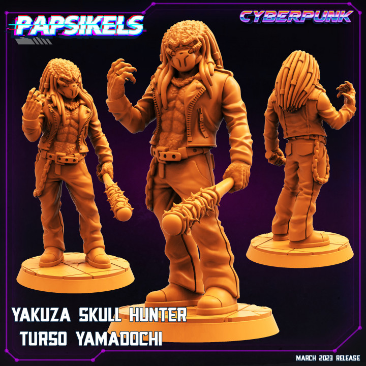 3D Printable MARCH 2023 TRIBES - CYBERPUNK RELEASE by PAPSIKELS MINIATURES