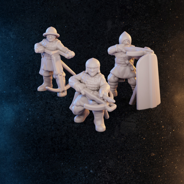 3D Printable 15mm - Complete Set - Late Medieval by Productions Diratia