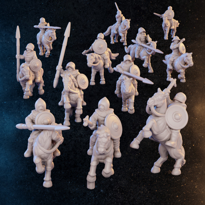 3D Printable 6mm - Complete Set - Late Medieval by Productions Diratia