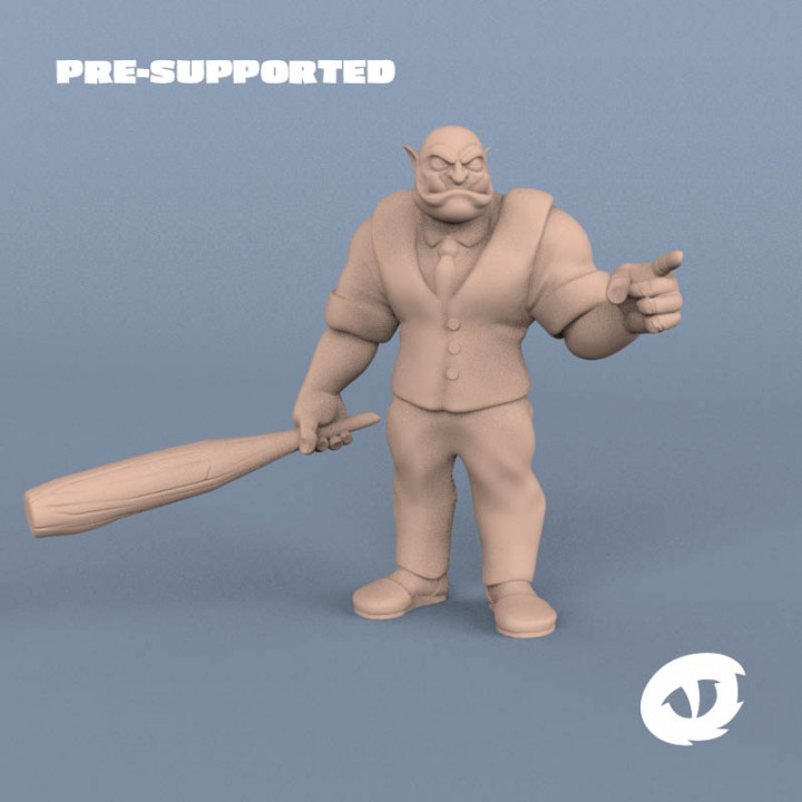 3D Printable Orc Goon by Insight Miniatures