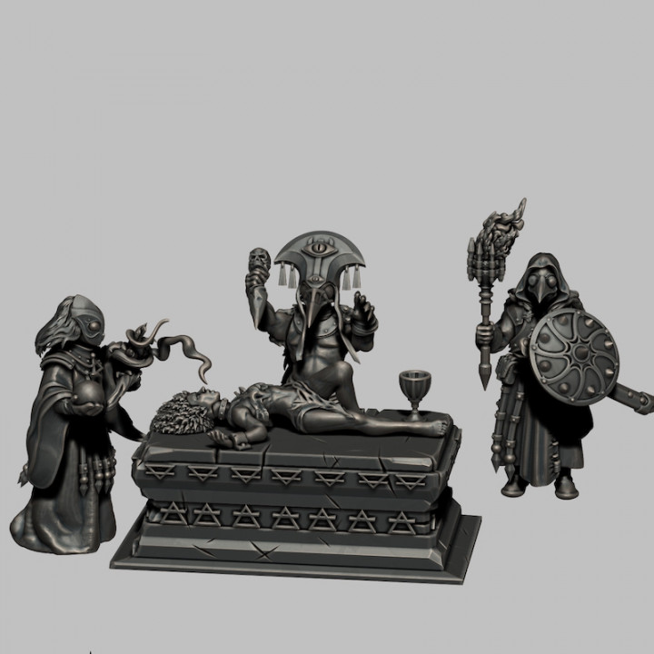 3D Printable Classic Fantasy Cultists by Wargames Atlantic