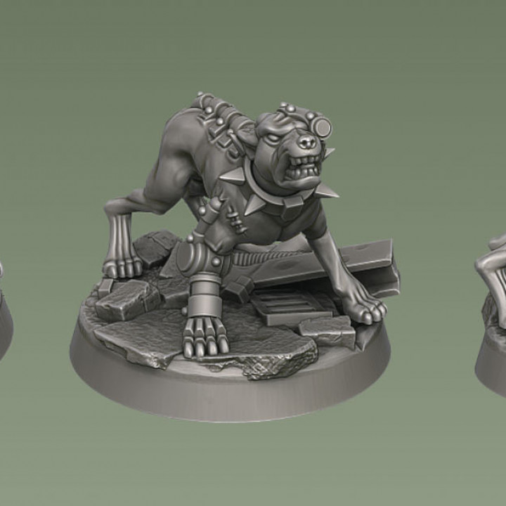 3D Printable ARF the weaponized dog by Imitation of Life Miniatures