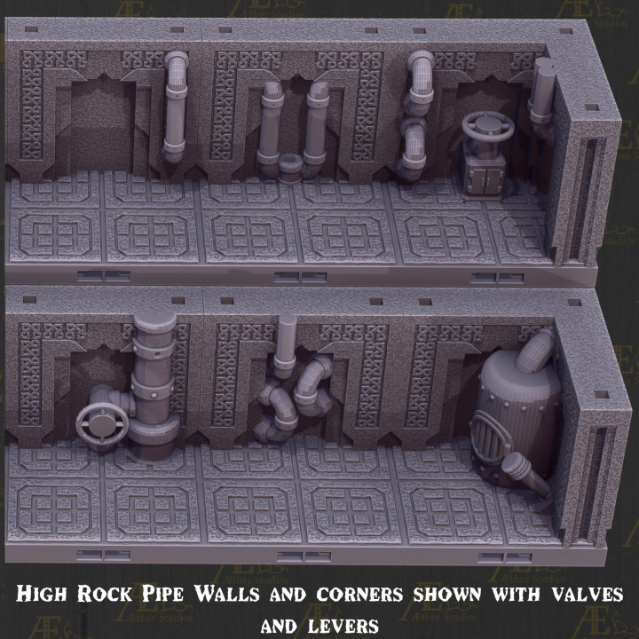 3D Printable AEDWRF31 - Dwarven Digs & Requests by Aether Studios