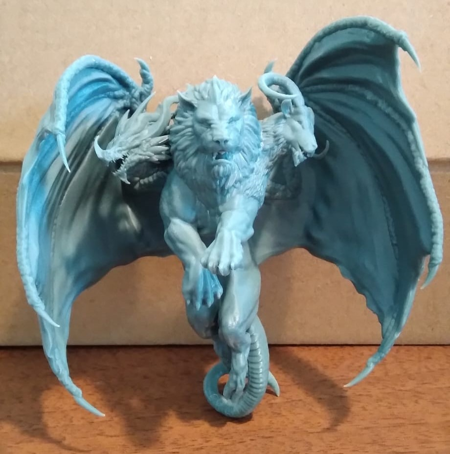 3D Printable Flying Chimera - Tabletop Miniature (Pre-Supported) by ...