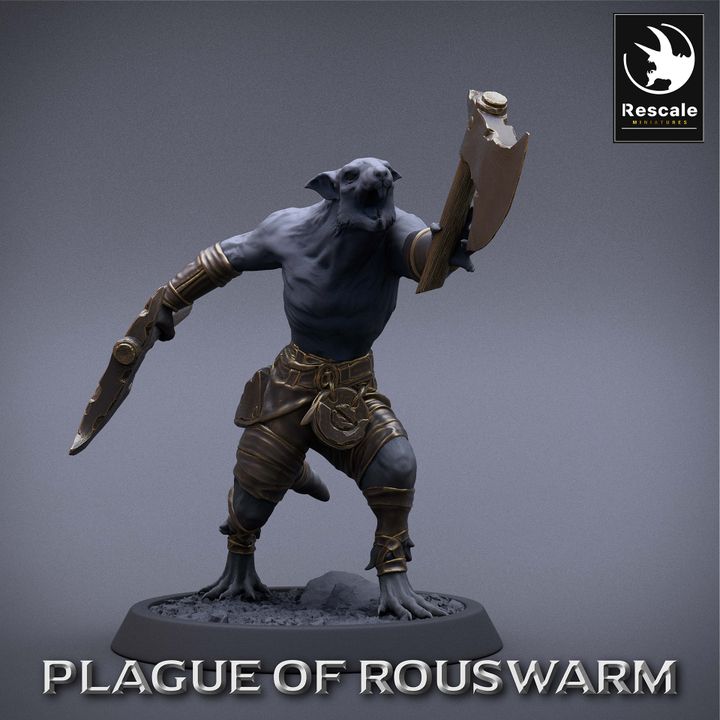 3D Printable Pack Barbarian infantry by Rescale Miniatures