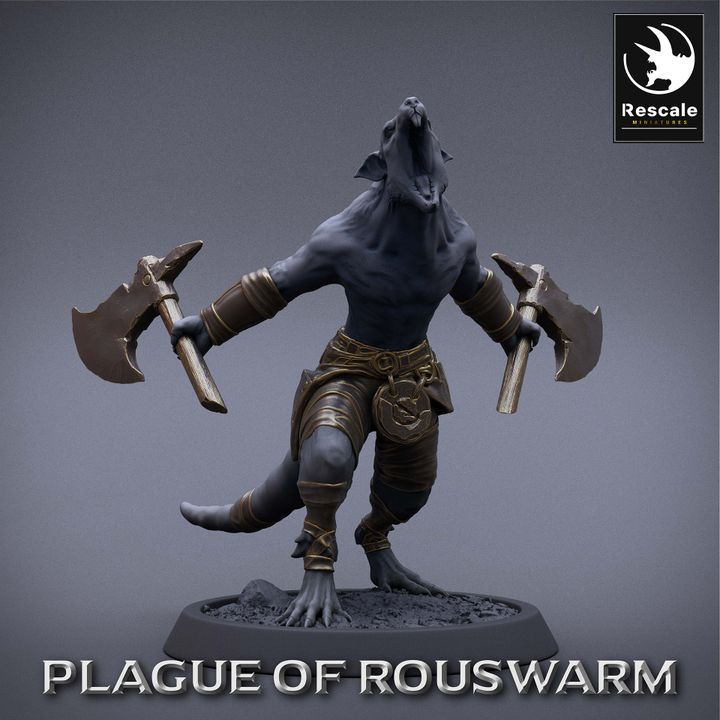 3D Printable Pack Barbarian infantry by Rescale Miniatures