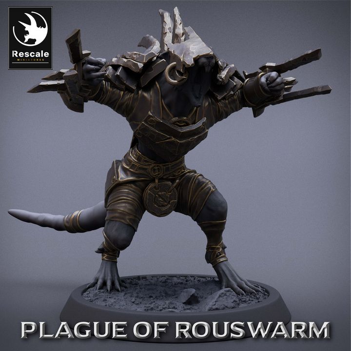 3D Printable Pack Berserk infantry by Rescale Miniatures