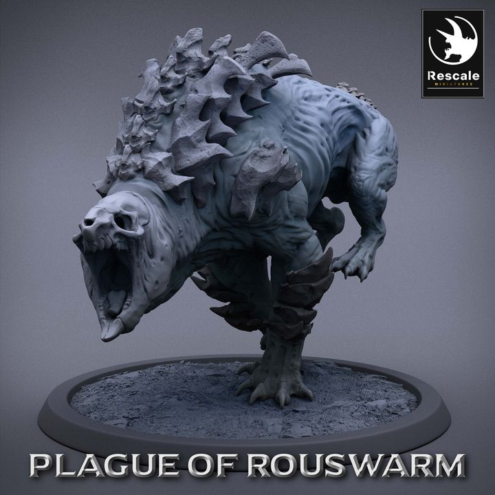 3D Printable Pack Rats Rider Unmounted Wild by Rescale Miniatures