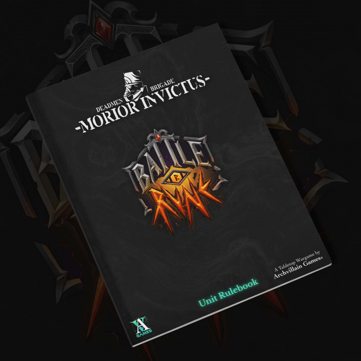 3D Printable Battlerune - Deadmen Brigade - Morior Invictus by ...