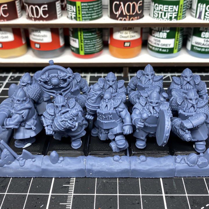 3D Printable Dwarf Firespitters - Highlands Miniatures by Highlands ...