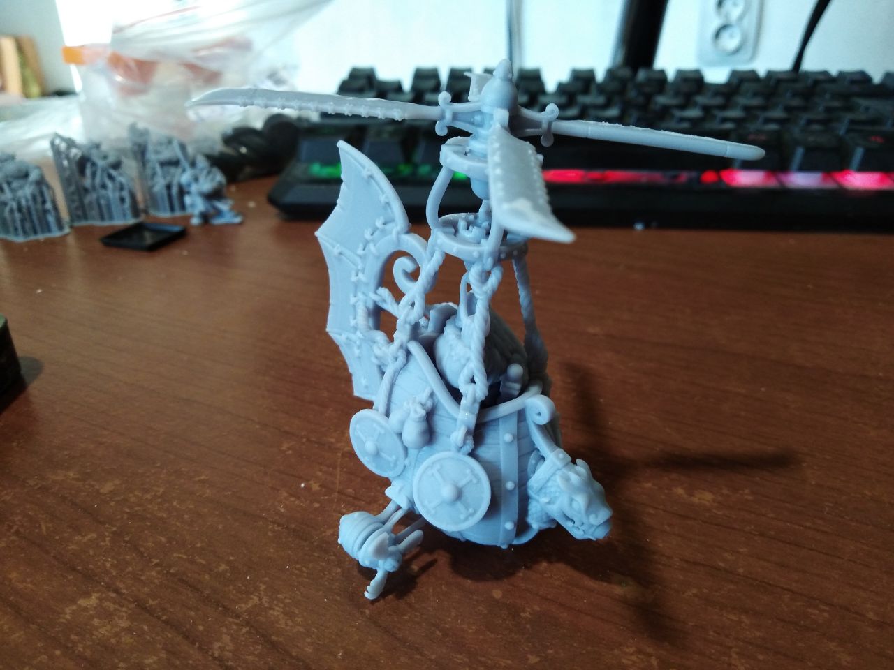 3D Printable Dwarf Flying Machine - Highlands Miniatures by Highlands ...