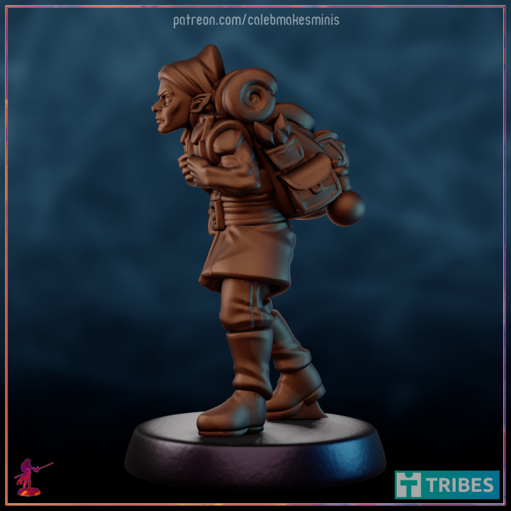 3D Printable Traveling Merchants - Collection [PRE-SUPPORTED] | Bronze ...