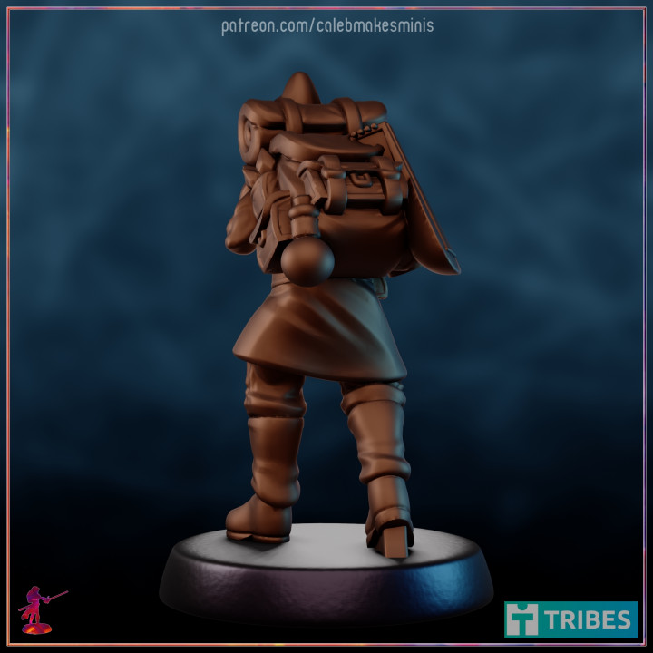3D Printable Traveling Merchants - Collection [PRE-SUPPORTED] | Bronze ...