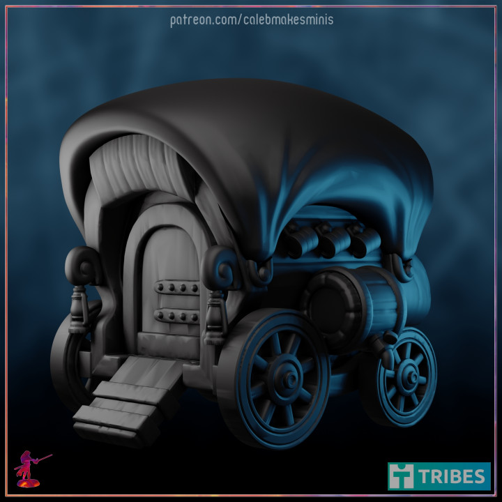 3D Printable Merchants' Wagon [PRE-SUPPORTED] | Bronze Elf Series (2023 ...
