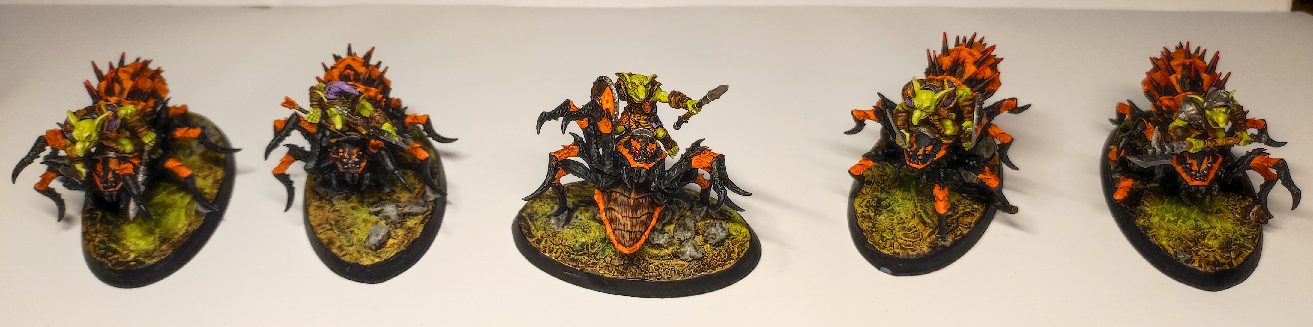 3D Printable Faldorn Giant Spider Riders (Faldorn Goblins) by Artisan Guild