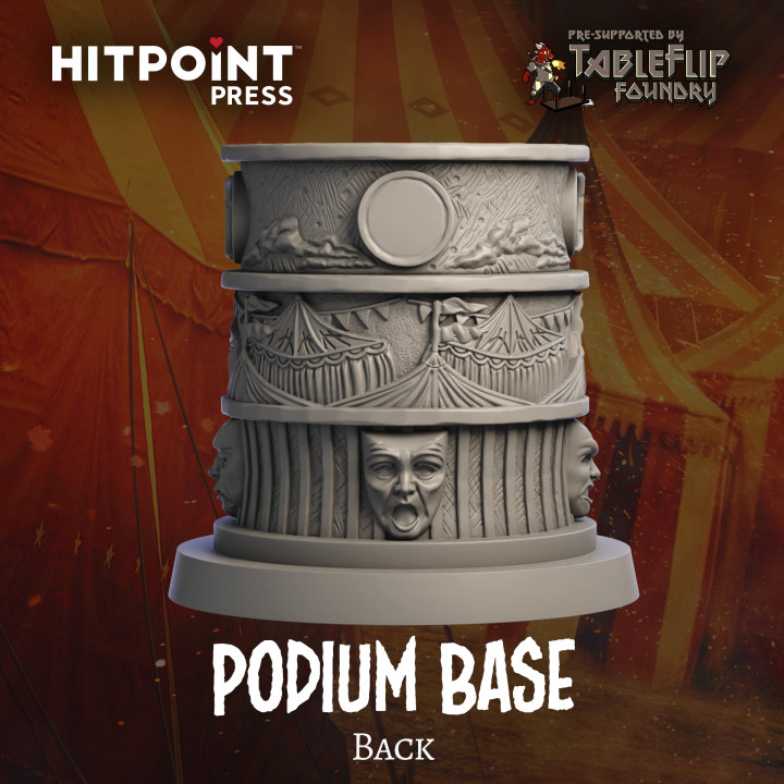 3D Printable HECKNA! - Podium Base by Hit Point Press